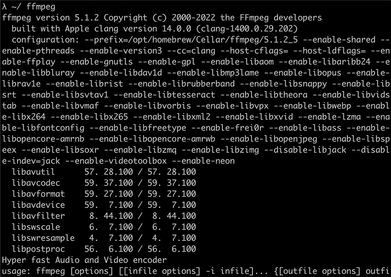 Install FFmpeg on macOS with Brew, MacPorts, and Static Build - Tech QnA - Gumlet Community