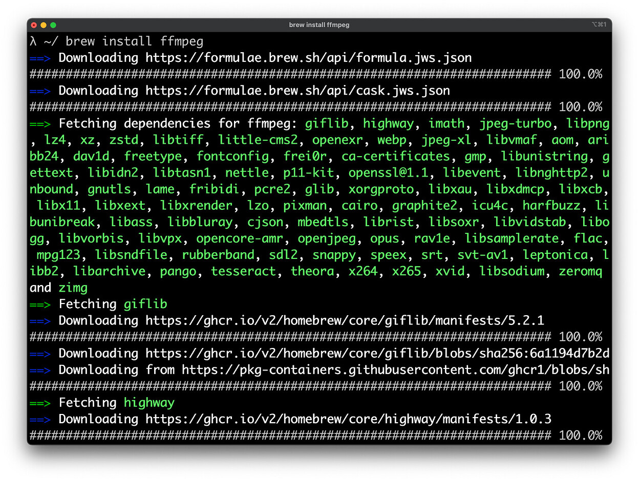 Install FFmpeg on macOS with Brew, MacPorts, and Static Build - Tech ...