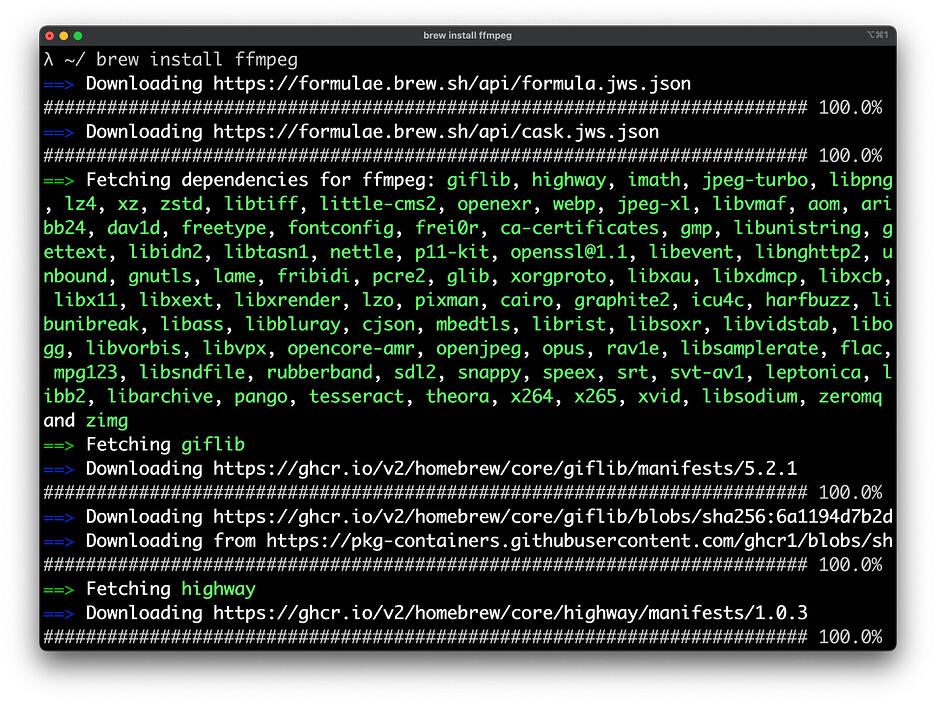 Install FFmpeg on macOS with Brew, MacPorts, and Static Build - Tech QnA - Gumlet Community